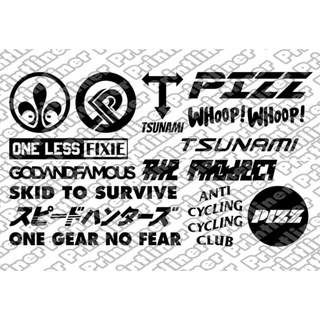 FIXIE STICKER DECALS | Shopee Philippines