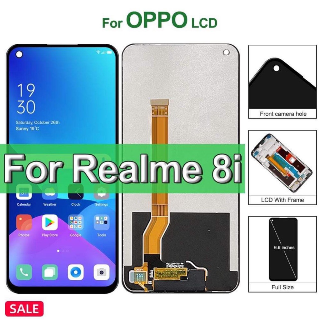 Lcd For Realme 8i RMX3151 Lcd With Touch Screen Replacement Available ...