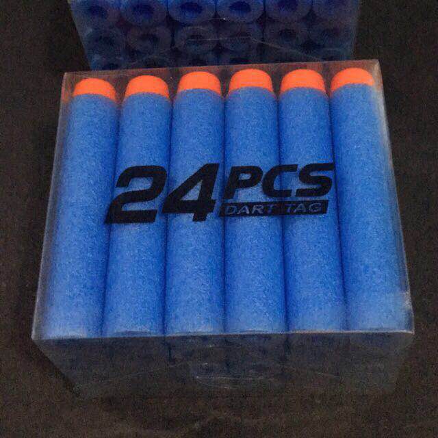 24PCS pearl cotton soft bullet (round head and suction cup) | Shopee ...