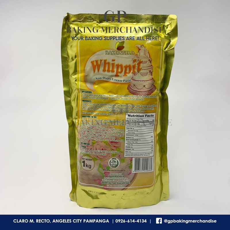 Bakersfield Whippit 1kg | Shopee Philippines