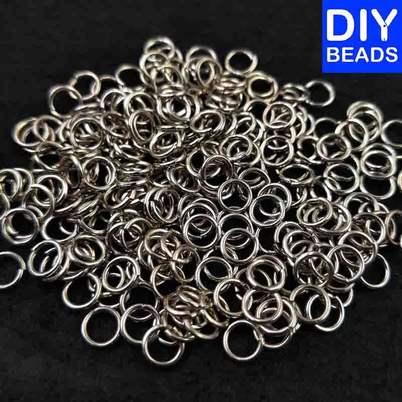 Diy Beads Jump Ring Single Nickel 500grams | Shopee Philippines