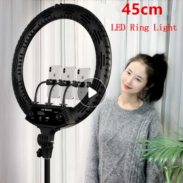 Dimmable selfie ring light 45 cm LED photography light, suitable for Youtube Video Studio live ...