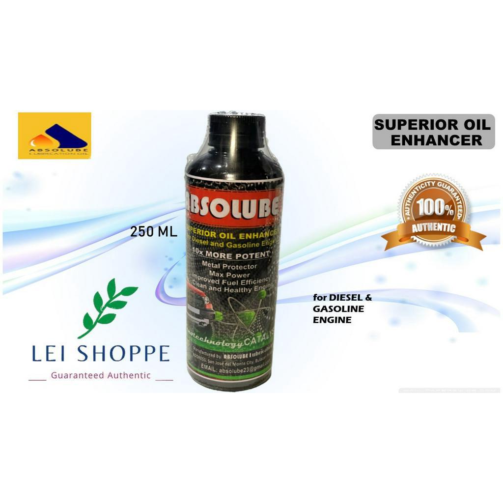 SUPERIOR OIL ENHANCER [ABSOLUBE] for Diesel and Gasoline Engine 250ml ...