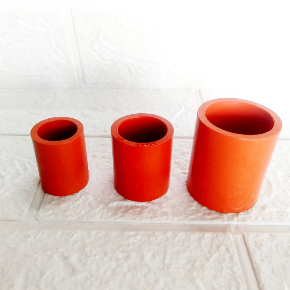PVC Orange Pipe Electrical Fittings Coupling/ Male Adaptor/ Lock nut ...