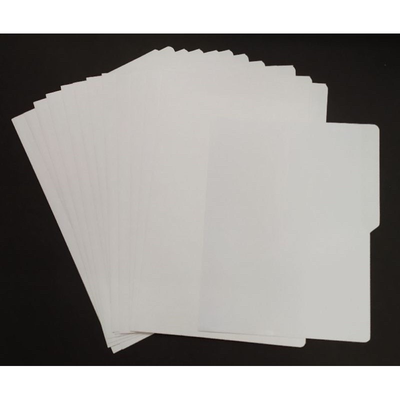 White Folder Long/Short (10pcs)(25pcs) | Shopee Philippines
