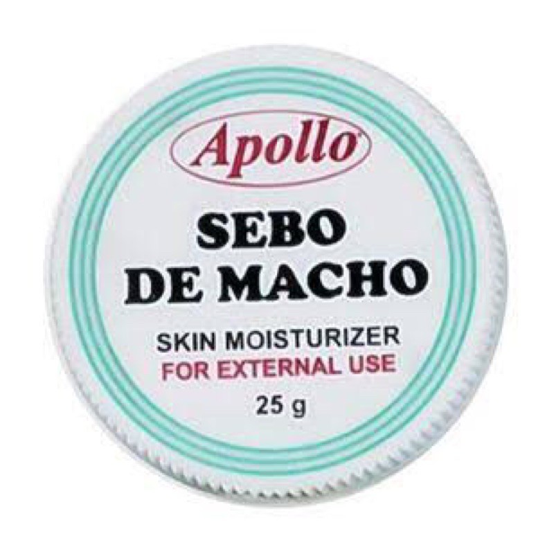 2pcs Apollo Sebo De Macho Ointment with Moisturizer 25g | Shopee ...