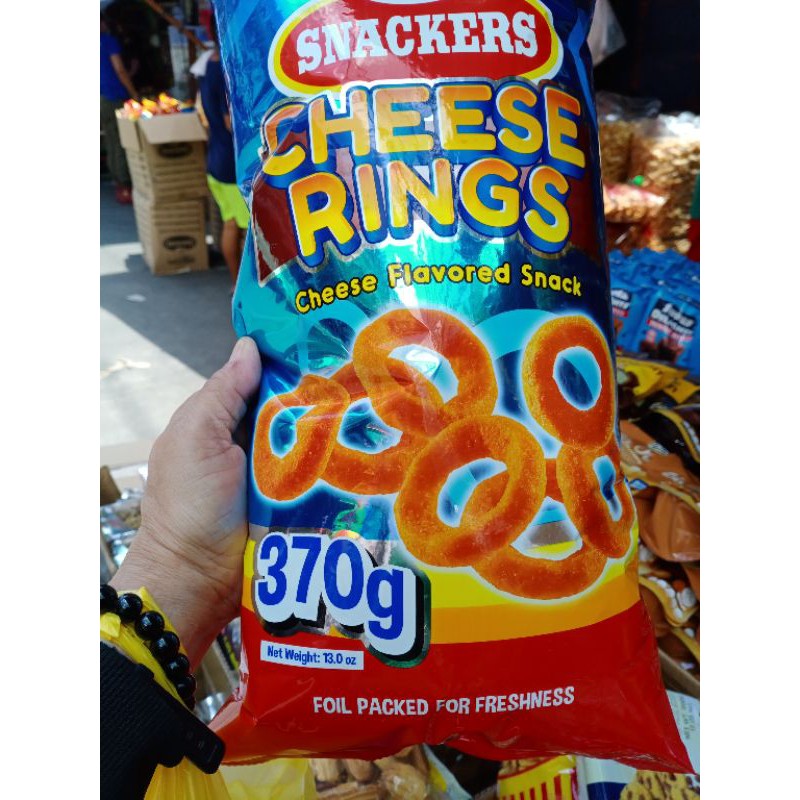 SNACKERS Cheese Rings (Big 370g.) | Shopee Philippines