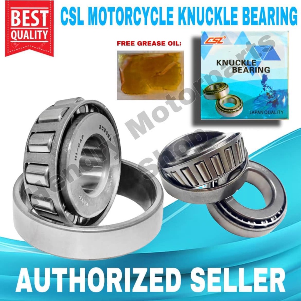 CSL Knuckle Bearings ( 2pcs ) For Motorcycle Japan Quality | Shopee ...