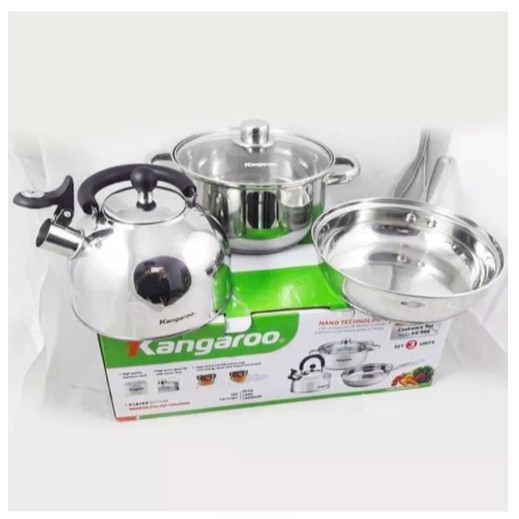 Cookware Set Kangaroo KG996 | Shopee Philippines