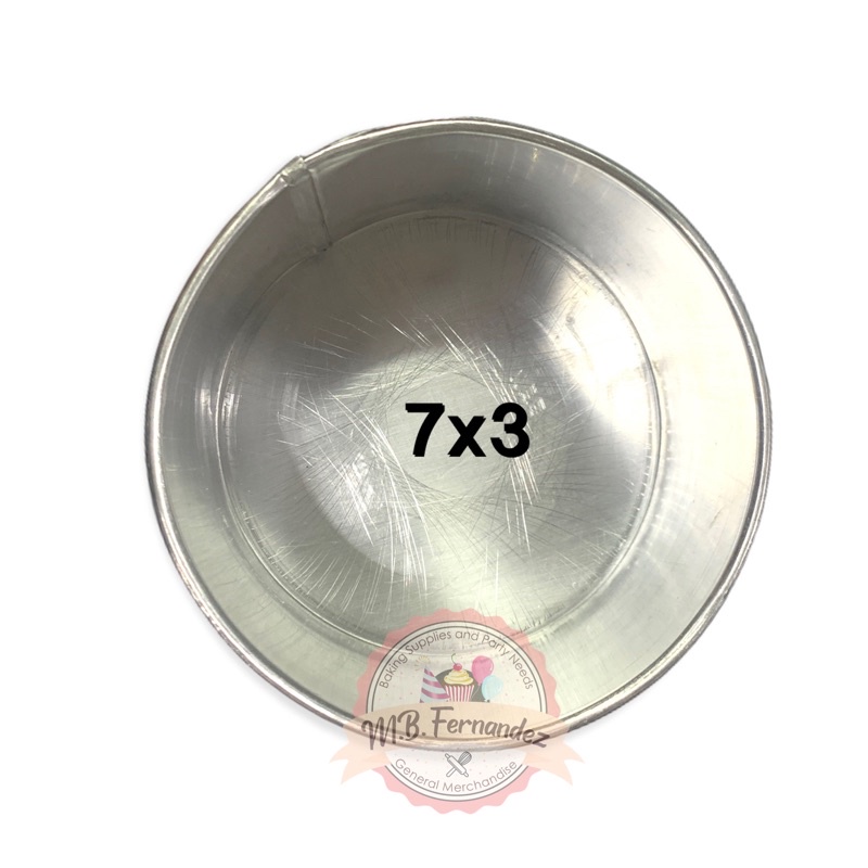 Round Baking Pan Aluminum 4x3 5x3 6x3 7x3 8x3 9x3 | Sold per piece ...