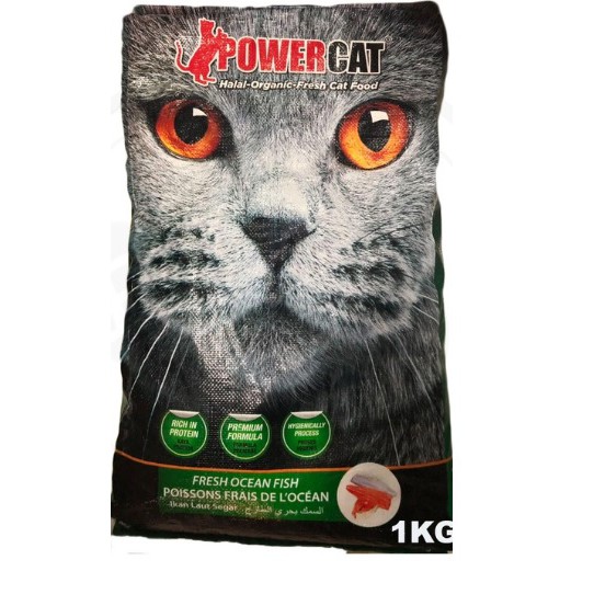 Powercat Dry Food Fresh Ocean Fish (GREEN) | Shopee Philippines
