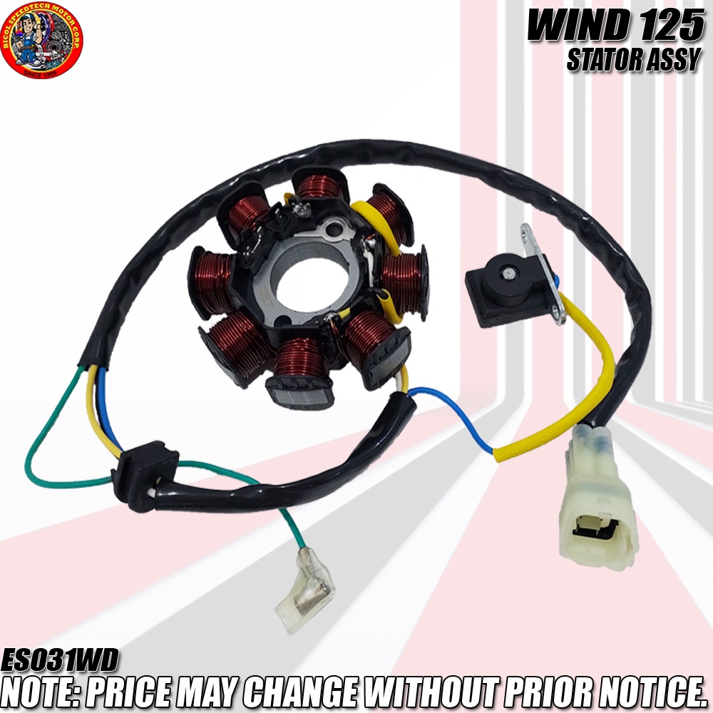 WIND 125 STATOR ASSY (ES031WD) | Shopee Philippines