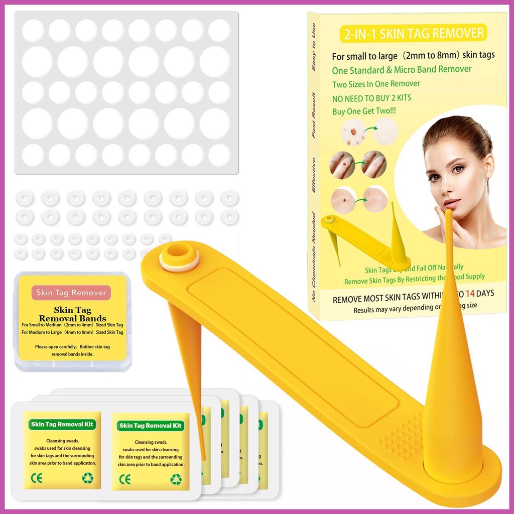 Painless Skin Bands Tool Upgraded Skin Tags And Moles Removal Kit For ...
