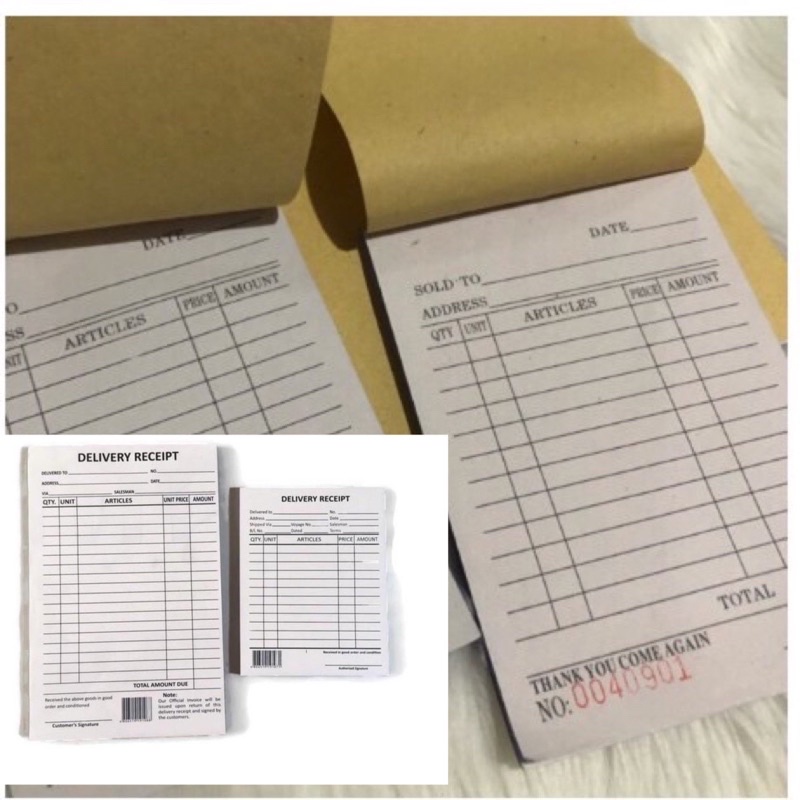 Delivery Receipt Big 50 sheets，delivery receipt small ,oder slip,resibo ...
