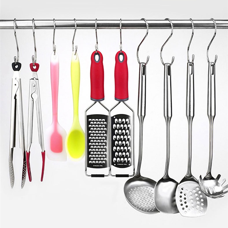 COMBO of 10 S-shaped hangers made of multi-purpose, convenient ...