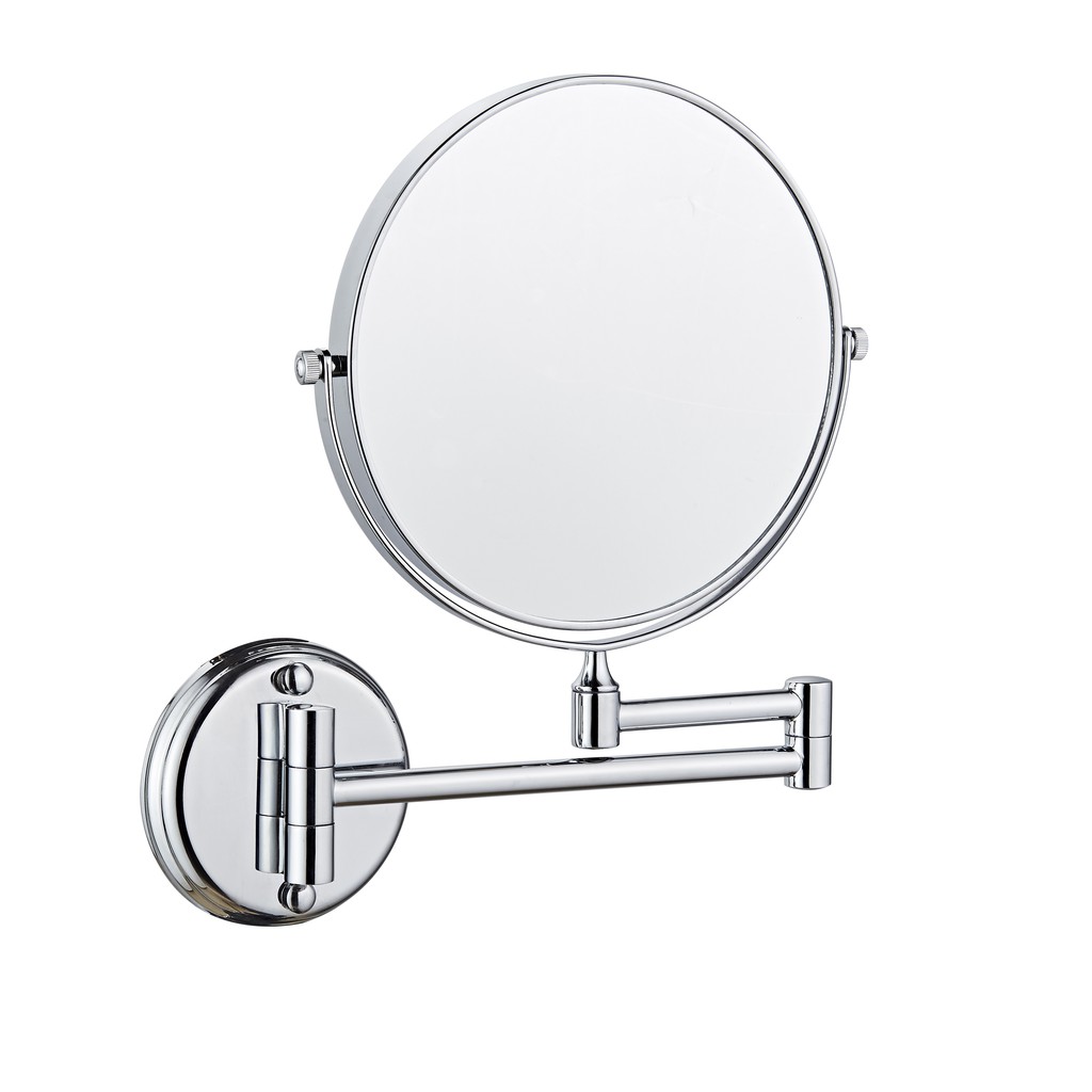 Round Extending Mirror 8 inches Cosmetic Wall Mounted Make Up Mirror ...