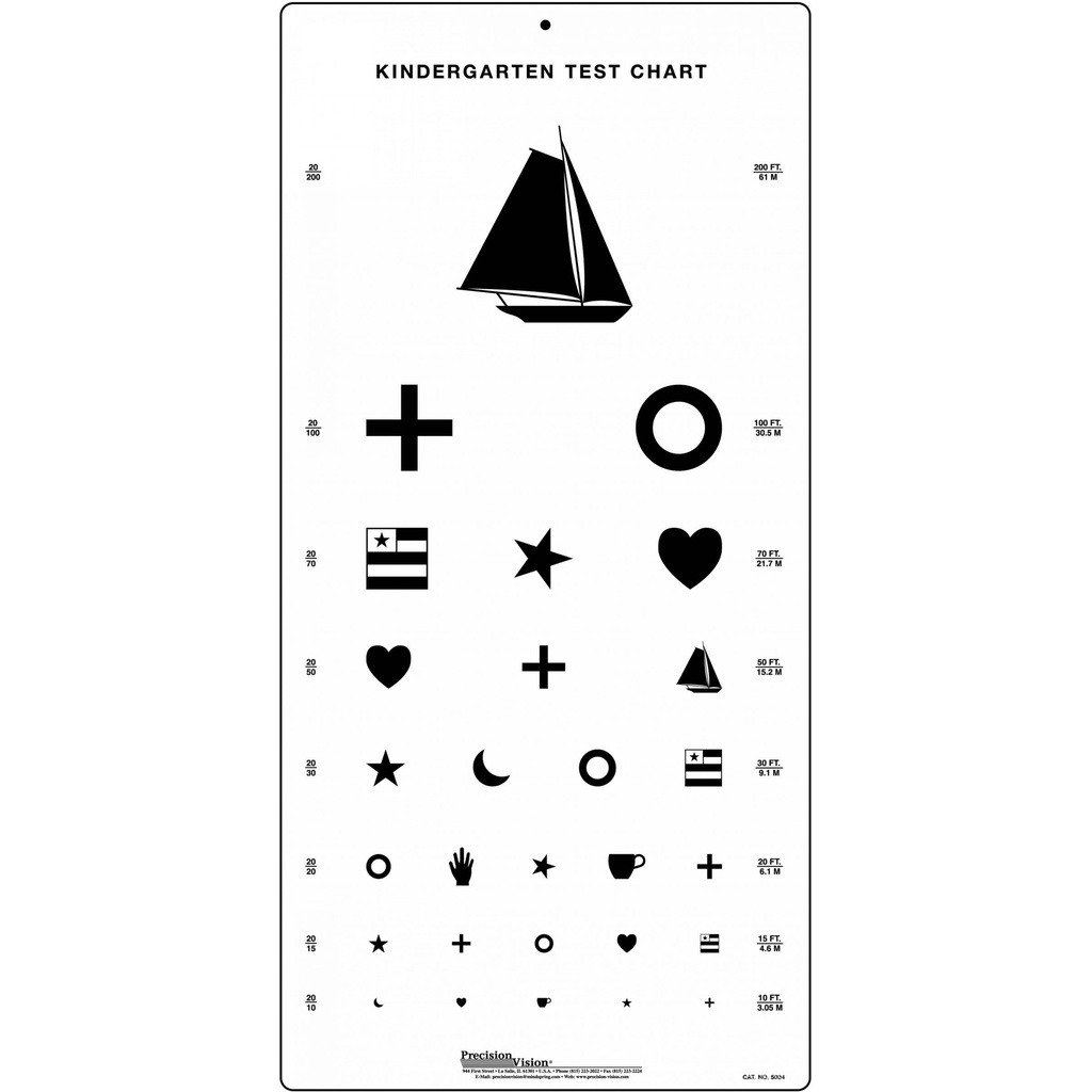 Kindergarten Eye Chart,Children Plastic Eye Vision Exam Test Wall ...