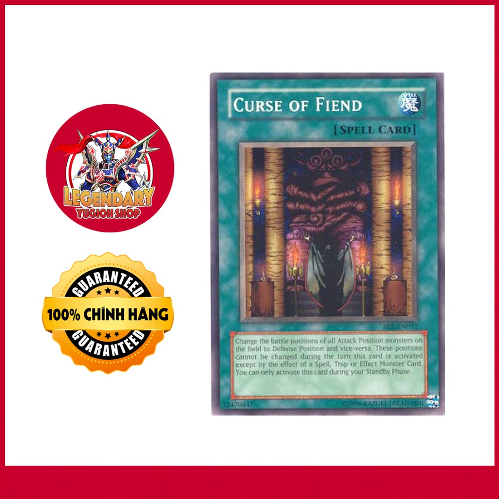[Original Yugioh Card] Curse Of Fiend | Shopee Philippines