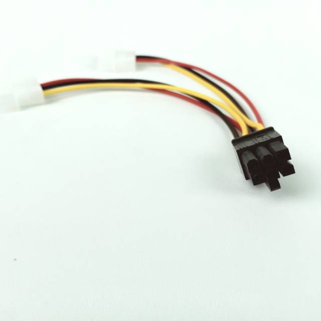 Vga / ADAPTER POWER CABLE 2 MOLEX TO 6 PIN / 6PIN PCIE / PCI-E | Shopee ...