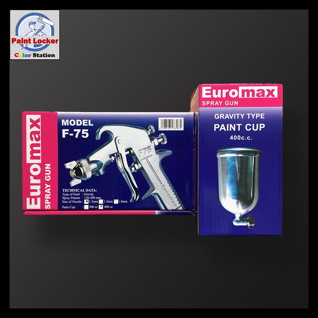 Euromax F-75 Spray Gun Gravity Type | Shopee Philippines