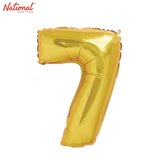 Balloon Foil, No. 7 Gold National Book Store | Shopee Philippines