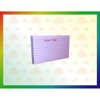 Index Card Sizes (1/2, 1/4, 1/8) | Shopee Philippines