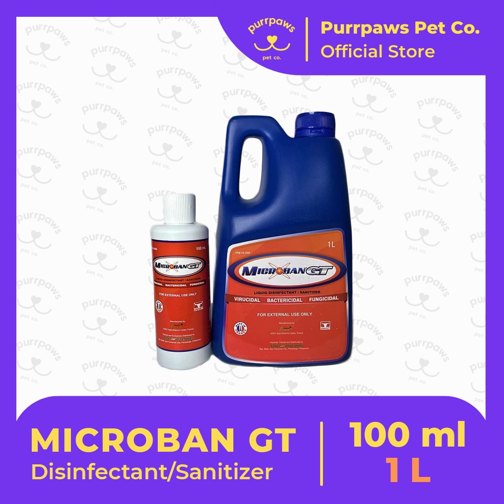 MICROBAN GT Disinfectant and Sanitizer (100 ml) | Shopee Philippines