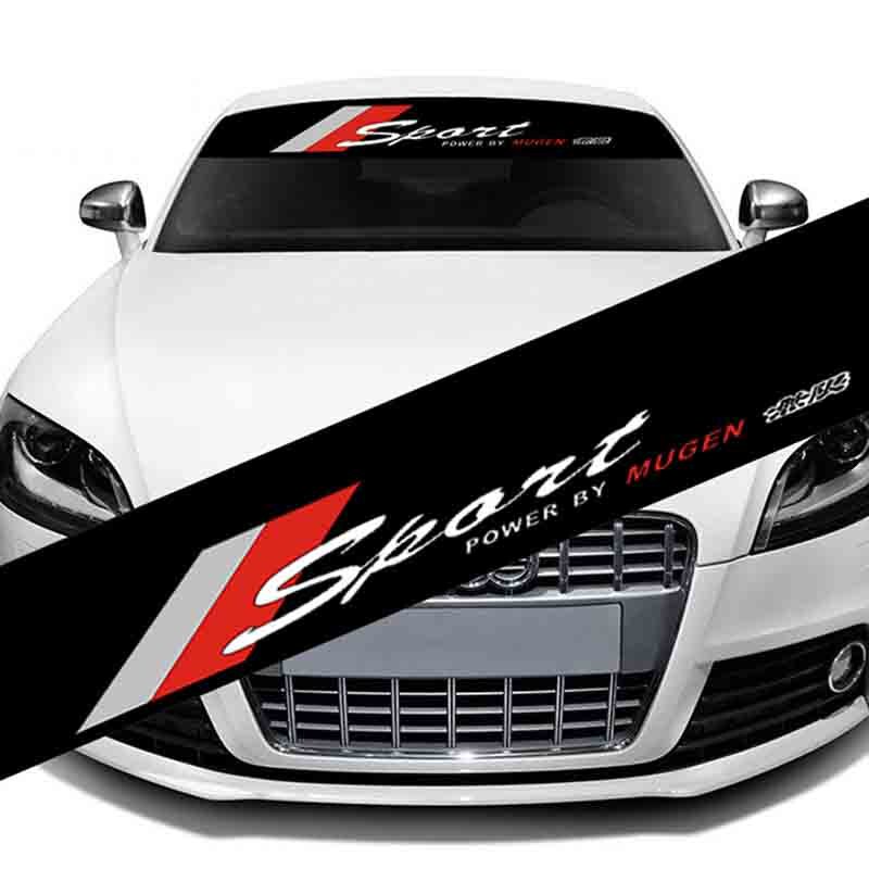 REFIT WINDSHIELD 130x21cm STICKER WINDOW MODIFY SUNSHADE DECAL | Shopee ...