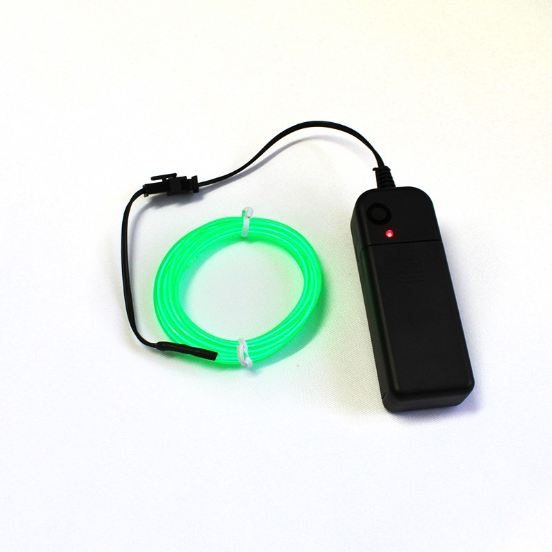 2M / 3M EL Wire | LED Car Light Glow Neon Strip Lamp Garden Rope ...