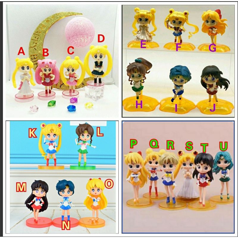 Selling SAILORMOON tatakab Yellow sailor moon figure Unit sailor moon ...