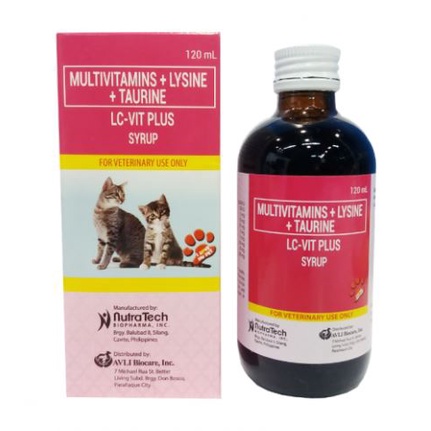 LC Vit Plus Multivitamins Cat and Kitten Syrup | Shopee Philippines
