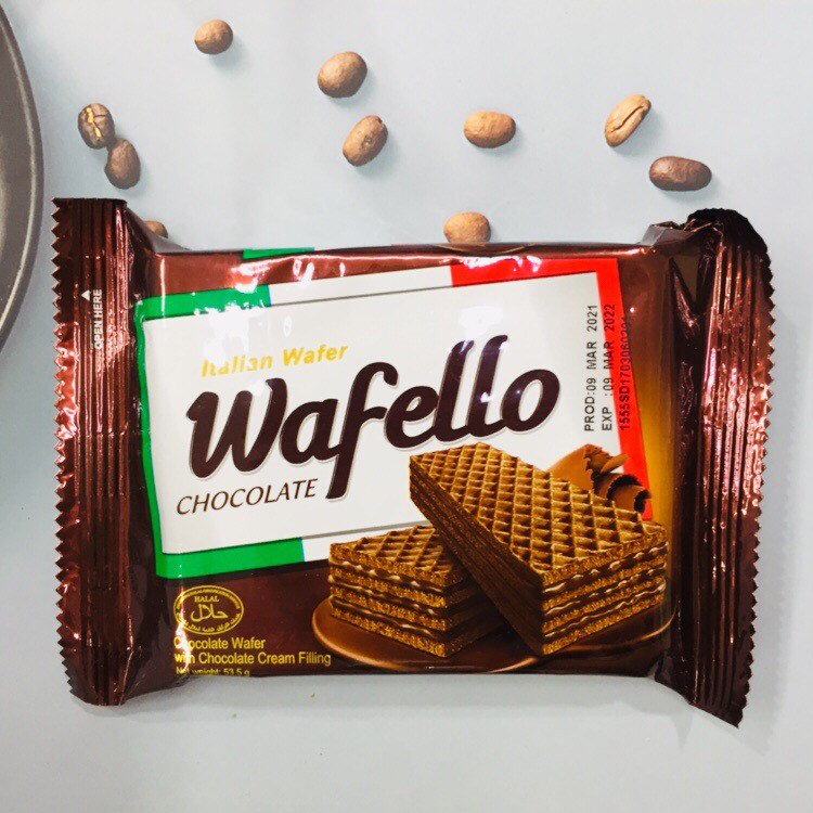 Wafello Italian Chocolate Wafer 53.5 grams [ONE PIECE] | Shopee Philippines