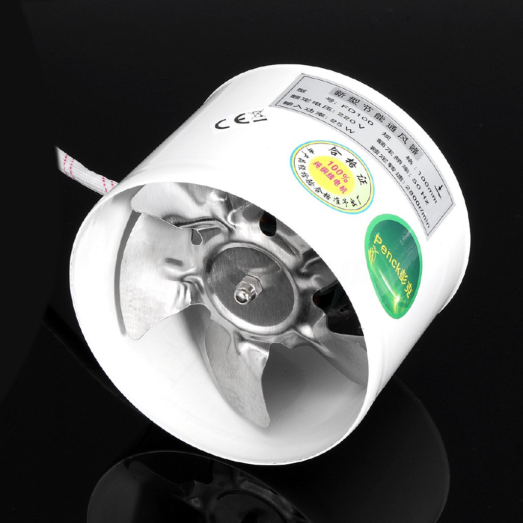 4 Inch Inline Duct Fan Booster Exhaust Blower Fan | Shopee Philippines