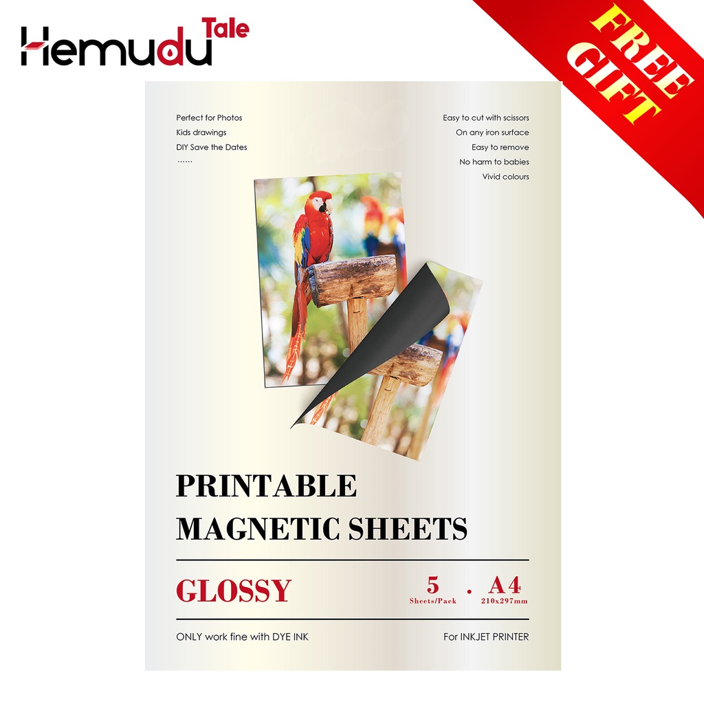 A4 Matte Magnetic Inkjet Sticker Photo Paper for Inkjet Printer ...