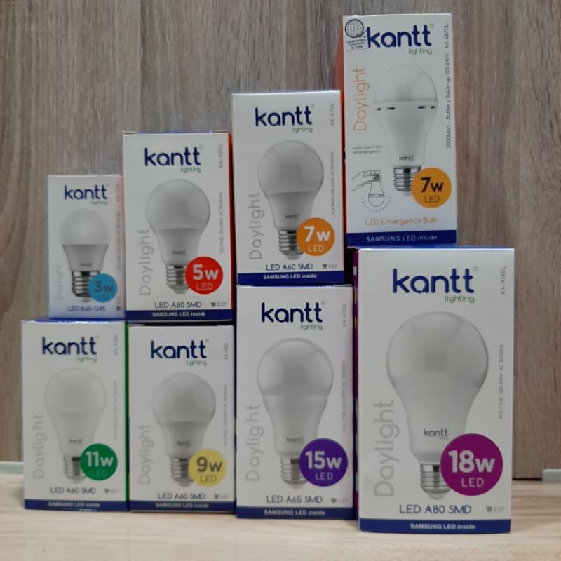 Kantt LED Bulb Daylight (Samsung LED) (E27) | Shopee Philippines