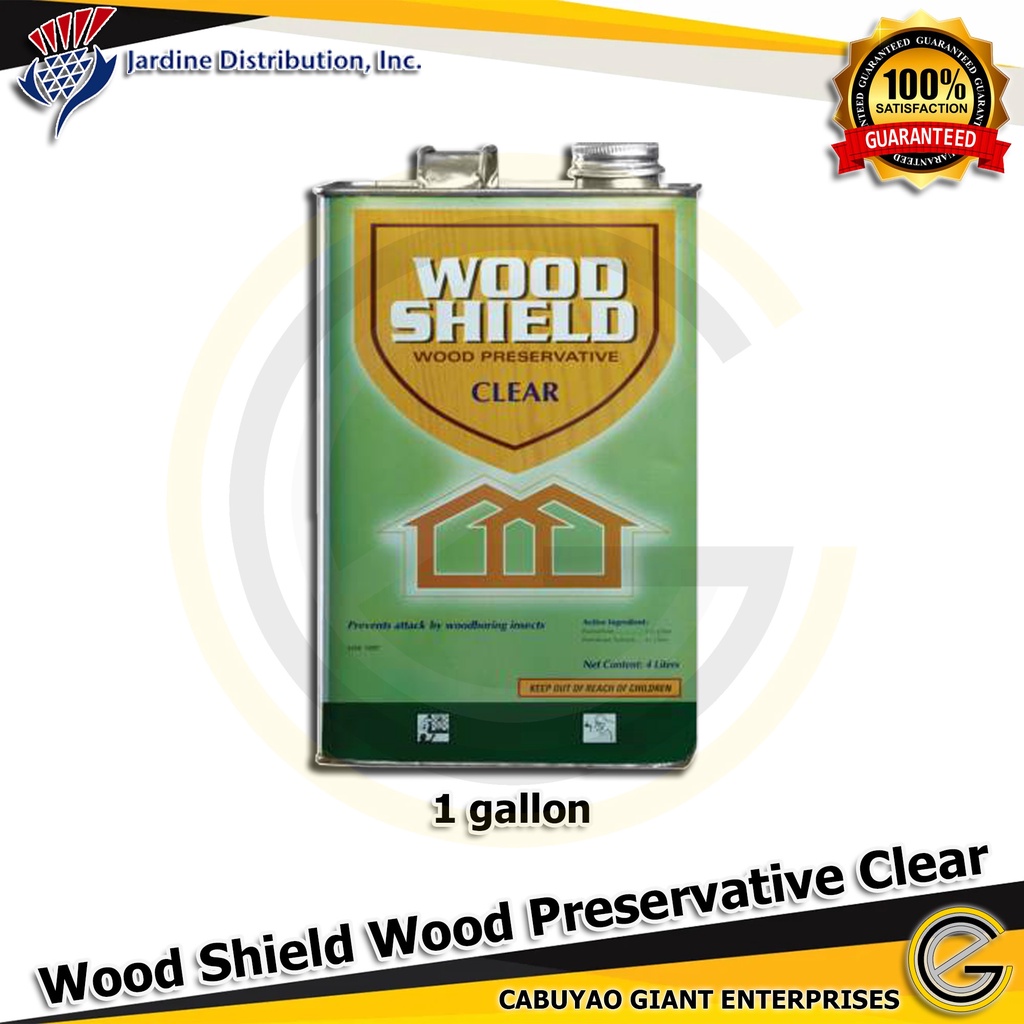 Jardine Woodshield Brown Wood Preservative Clear (gallon) | Shopee ...