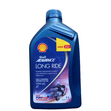 Shell Advance 4T Long Ride 10W-40 Fully Synthetic 1 Liter | Shopee ...