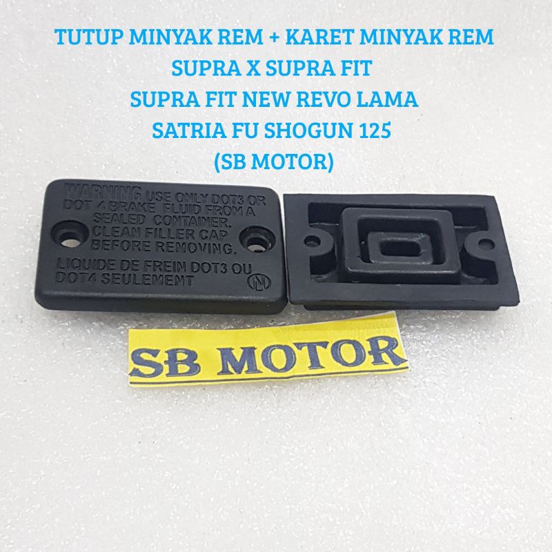 BRAKE OIL CAP PLUS RUBBER SUPRA FIT SUPRA FIT NEW SUPRA X LAMA REVO ...