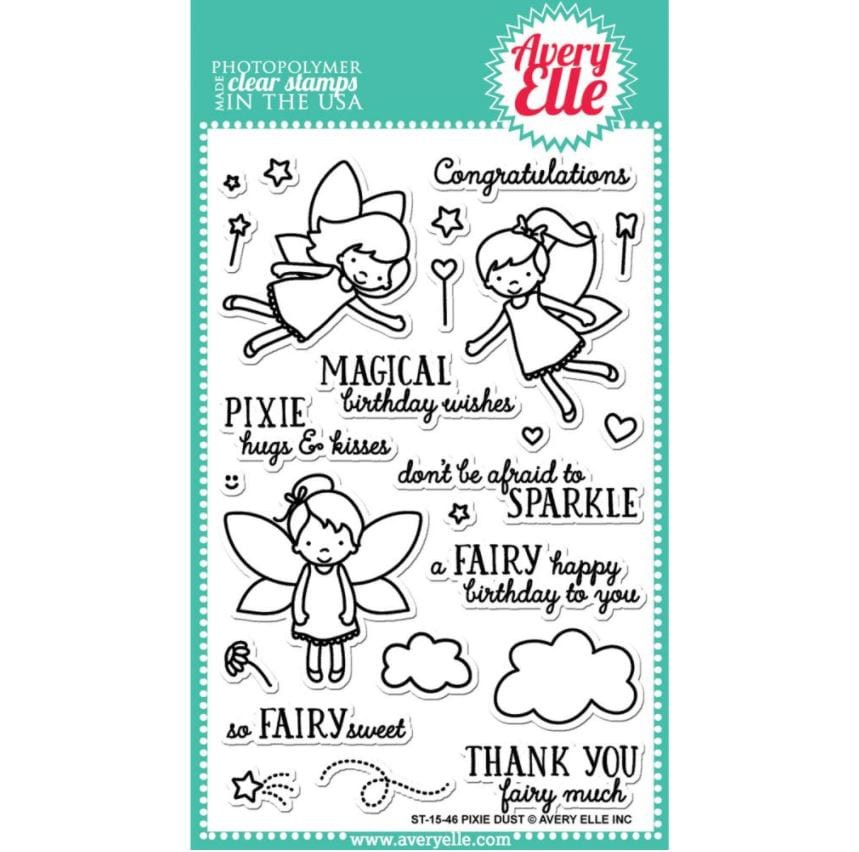 Pixie Dust Avery Elle Clear Stamps Stamps 4" x 6" | Shopee Philippines
