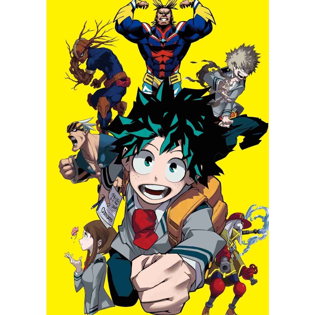 My Hero Academia Manga Anime Poster A4 Size | Shopee Philippines