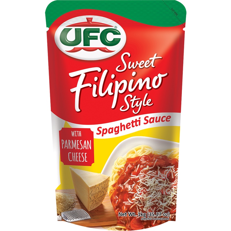 UFC Spaghetti Sauce Sweet Filipino Style with Parmesan Cheese 1kg ...