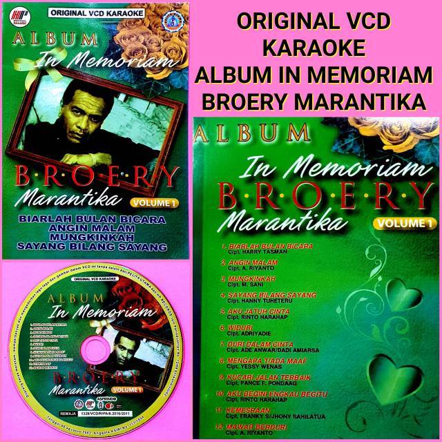 ORIGINAL VIDEO VCD CASSETTE SONGS KARAOKE BROERY MARANTIKA | Shopee Philippines