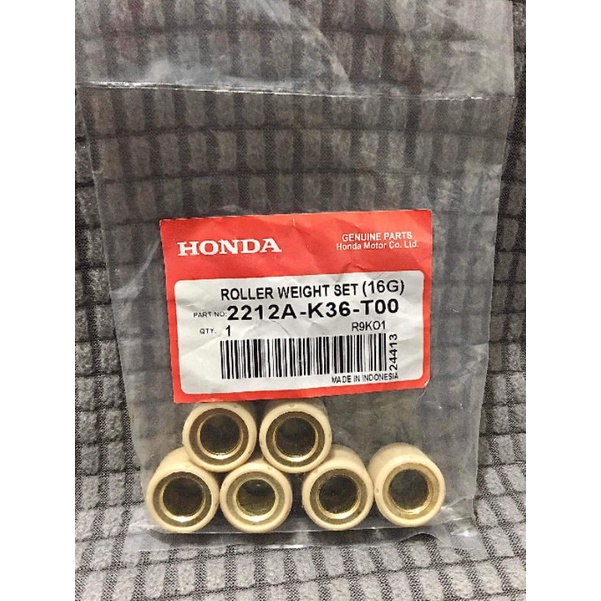 Honda Click 125/150/ADV/PCX Pulley Ball (12G,13G,14G,15G,16G,17G,17.8G,18.6G,19.7G)Genuine Part ...