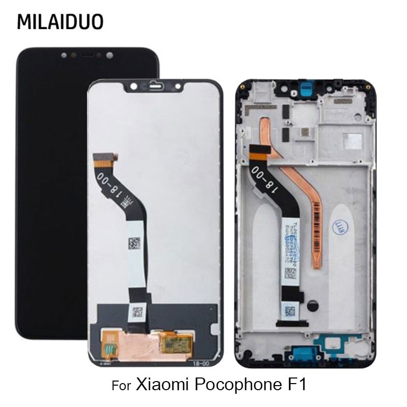 Original LCD For Xiaomi Mi Pocophone F1 Poco F1 LCD Display Touch Screen Digitizer Assembly ...