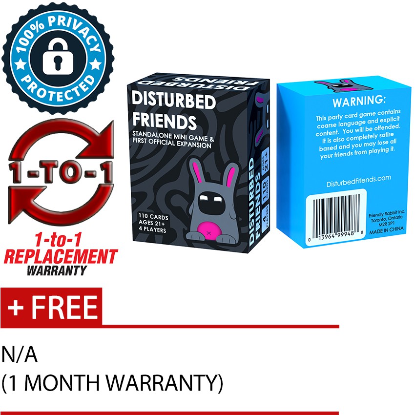 DISTURBED FRIENDS Standalone Mini Game & First Official Expansion Card ...