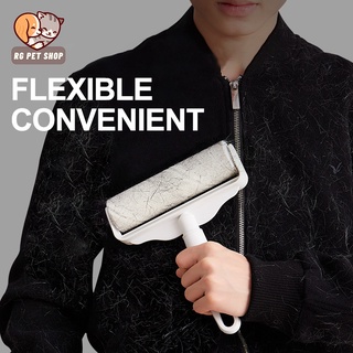 Sticky Pet Fur Cleaner Hair Roller with Cover Clothes Cleaning Dust ...