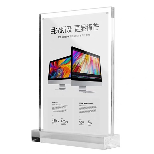 office Acrylic transparent A5 size display stand | Shopee Philippines
