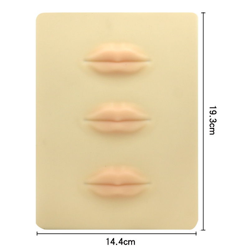 3D Lip Practise Skin Microblading Tattoo Supplies Permanent Makeup Lips Latex Tattoo Practice ...