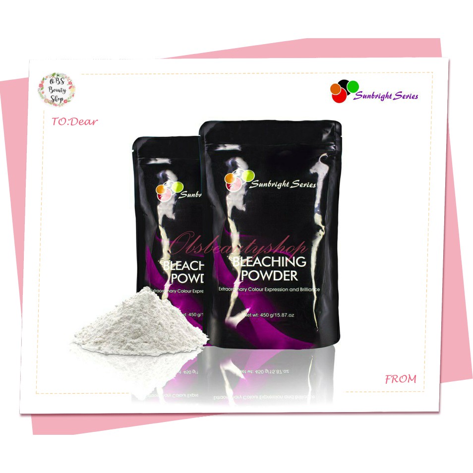Sunbright Series Bleach Bleaching Powder Sachet 450g | Shopee Philippines