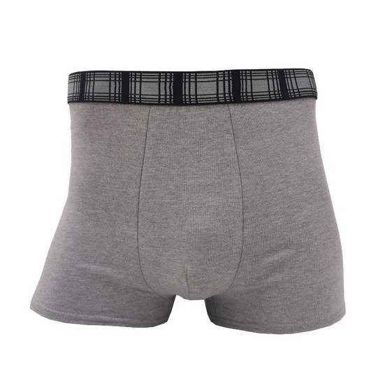Brute Refined Cotton Lycra Boxer Briefs - Tagless Gray (Singles ...